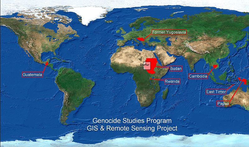 Global Maps of Selected Cases of Genocide